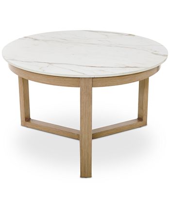 Agio Reid Outdoor Nesting Porcelain Top Coffee Tables (30" + 23 ...