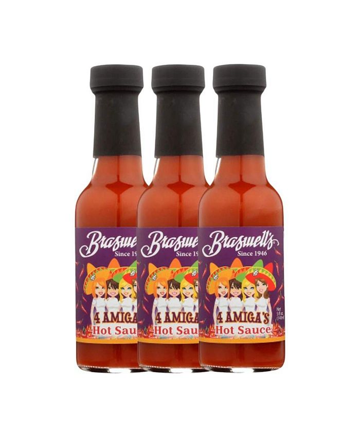 Braswell's Four Amigas Hot Sauce with Mild Heat 5 oz (3 Pack) - Macy's