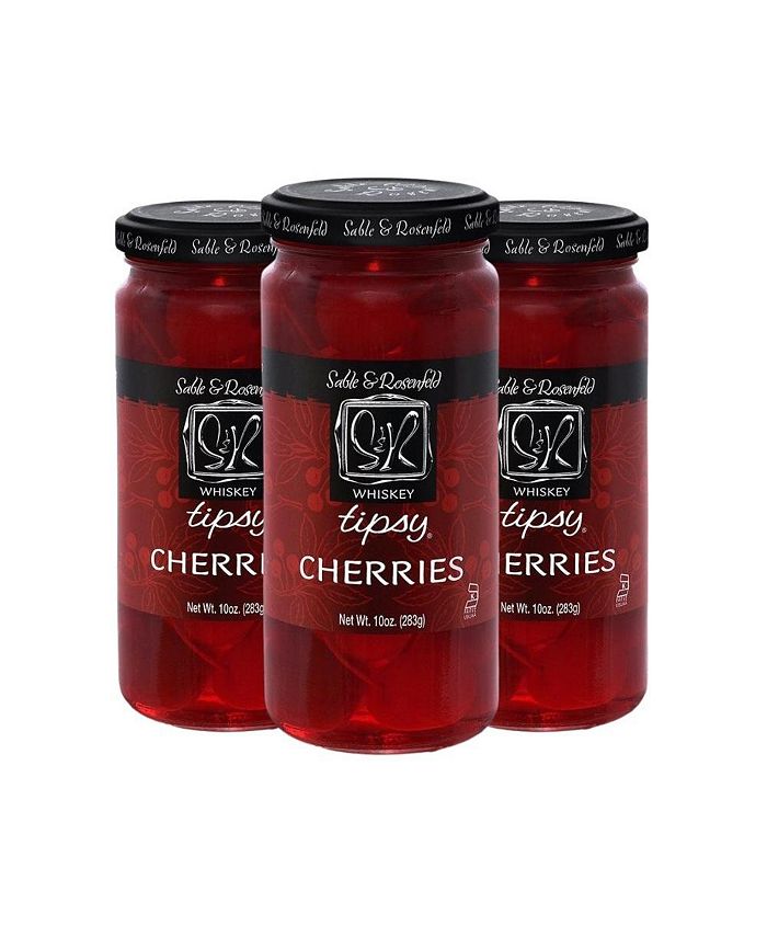 Sable & Rosenfeld Whiskey Tipsy Cherries 10 oz (3 Pack) - Macy's