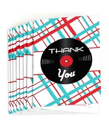 Big Dot of Happiness 50's Sock Hop - 1950s Rock N Roll Party Thank You ...