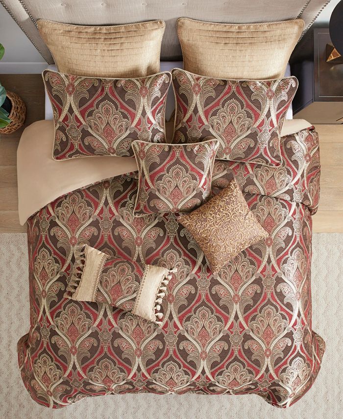 Madison Park Signature Royale Jacquard 8-Pc. Comforter Set, Queen - Macy's