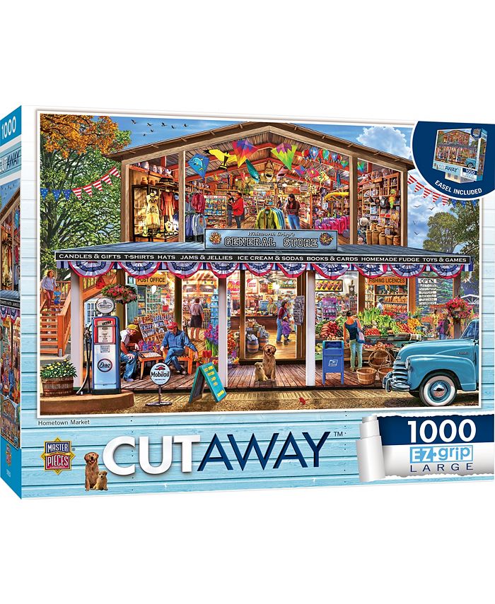 MasterPieces Puzzles Masterpieces Cutaways - Hometown Market 1000 Piece ...
