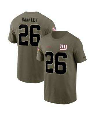 Nike Men's Saquon Barkley Olive New York Giants 2022 Salute To Service ...