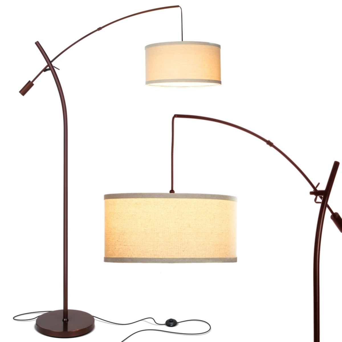 Click here for Grayson 84" Led Arc Floor Lamp with Adjustabl... prices