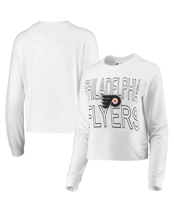 Concepts Sport Women's White Philadelphia Flyers Colonnade Raglan Long ...