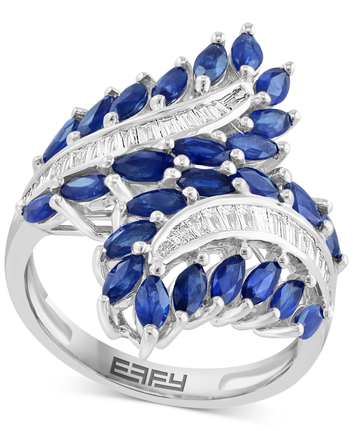 Effy Collection Effy Sapphire (2-5/8 Ct. T.w.) & Diamond (1/3 Ct. T.w ...