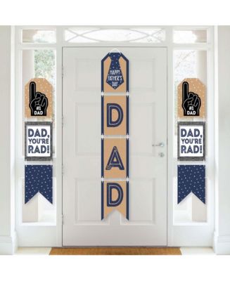 My Dad is Rad - Hanging Vertical Paper Banners Father's Day - Indoor ...
