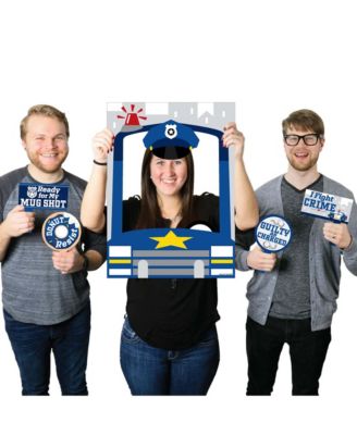Calling All Units - Police Cop Birthday Party Photo Booth Picture Frame ...