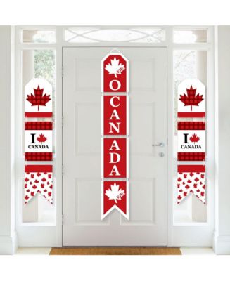 Canada Day - Hanging Vertical Paper Door Banners - Canadian Indoor Door ...