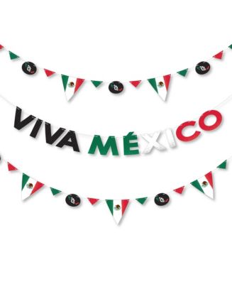 Viva Mexico Mexican Independence Day Party 36 Banner Cutouts and Banner ...