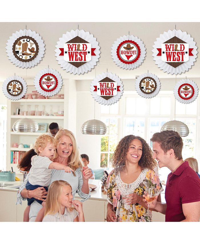 Big Dot of Happiness Western Hoedown Hanging Wild West Cowboy Party ...