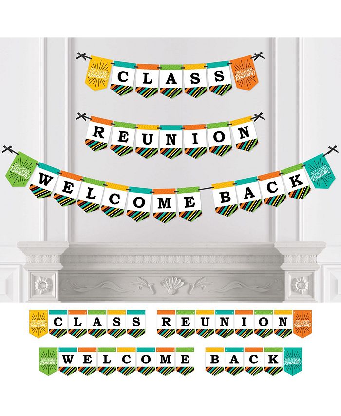 Big Dot of Happiness Still Got Class - School Party Bunting Banner ...