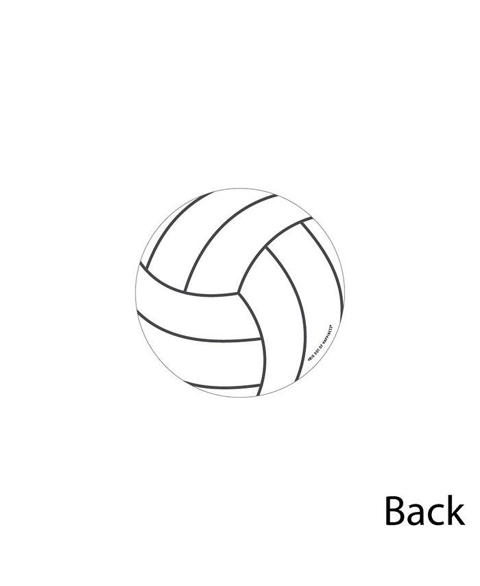 Big Dot of Happiness Bump, Set, Spike - Volleyball - Decor DIY Party ...