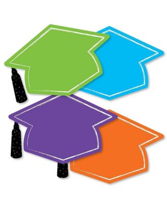 Hats Off Grad - Grad Cap Decorations DIY Graduation Party Essentials ...