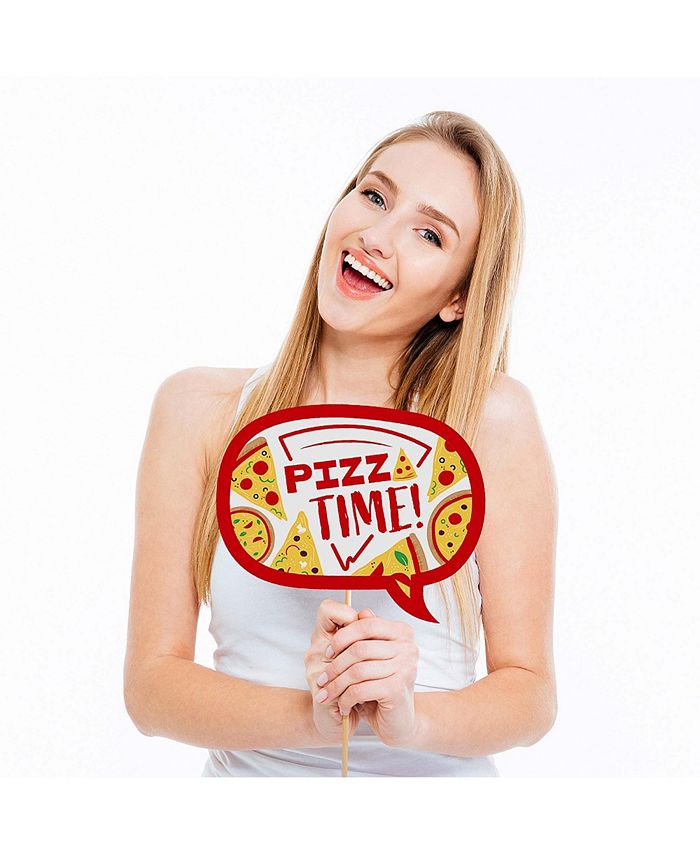 Big Dot of Happiness Pizza Party Time - Baby Shower or Birthday Party ...