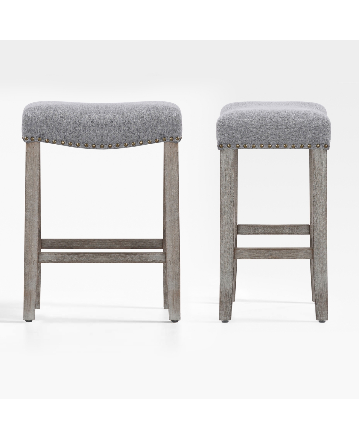 Click here for 24 Upholstered Saddle Seat Counter Stool (Set of 2... prices