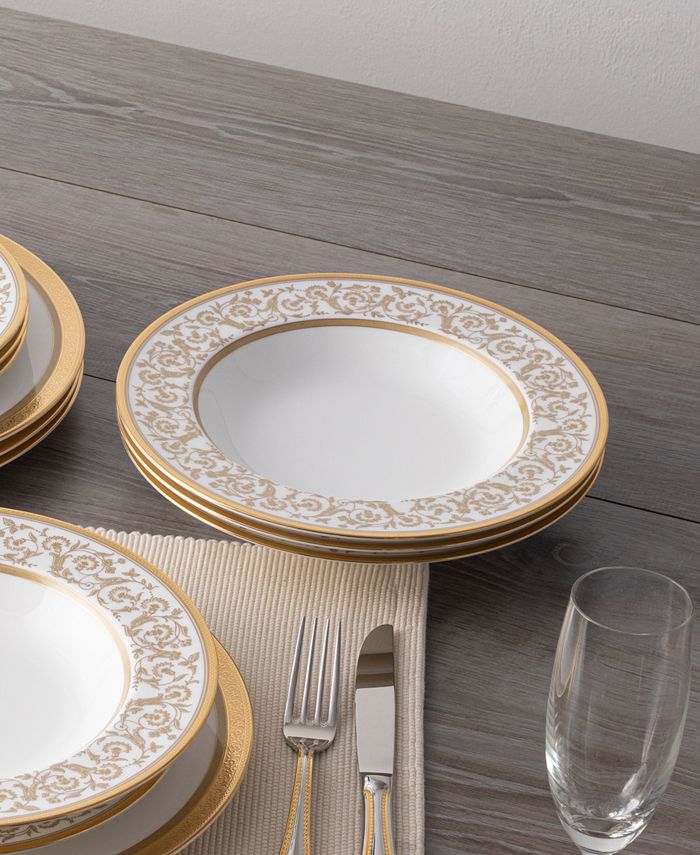 Noritake Summit Gold Set of 4 Soup Bowls, Service For 4 - Macy's