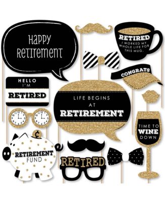 Big Dot of Happiness Happy Retirement - Retirement Party Photo Booth ...