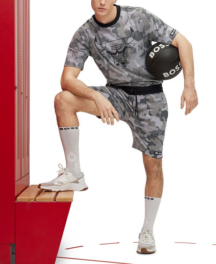 Hugo Boss BOSS x NBA Men's Chicago Bulls Jersey T-shirt & Reviews ...