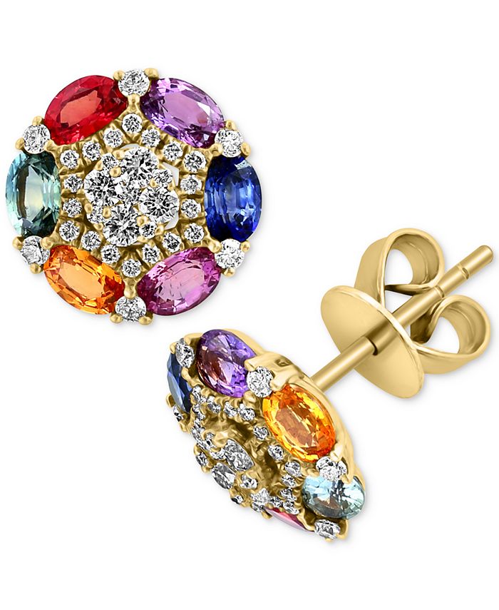 EFFY Collection EFFY® Multi-Sapphire (2-1/2 ct. t.w.) & Diamond (1/2 ct ...