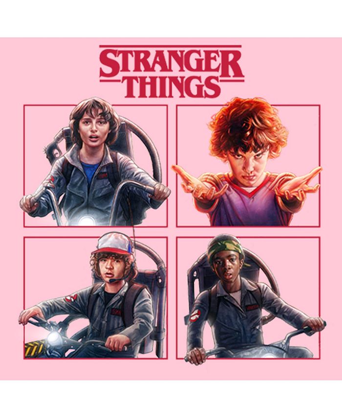 Netflix Girl's Stranger Things Character Squares Child T-Shirt - Macy's