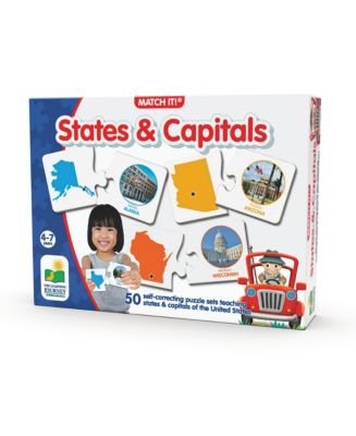 The Learning Journey Match It - States Capitals Set of 50 Self ...