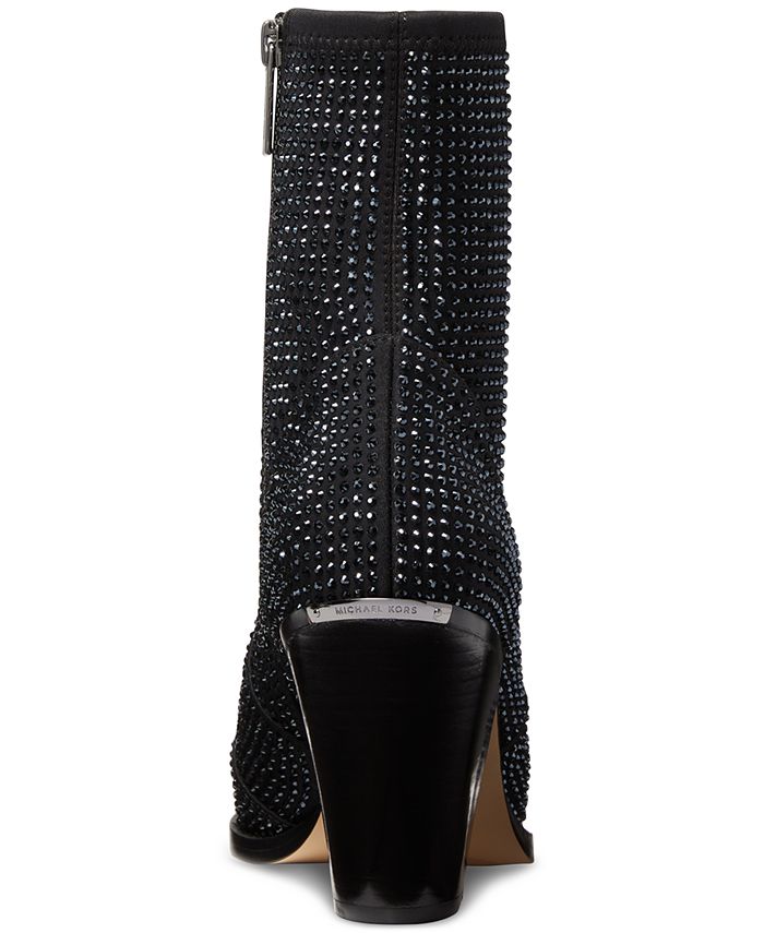 Michael Kors Women's Dover Embellished Pointed-Toe Dress Booties - Macy's