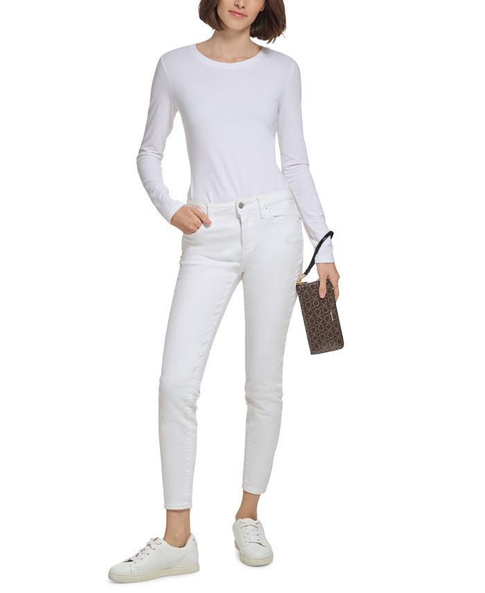 Calvin Klein Moon Signature Boxed Wallet with Wristlet Strap - Macy's