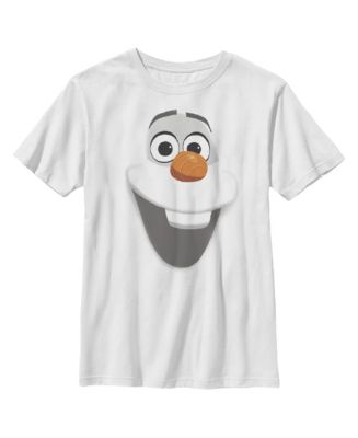 Disney Boys Frozen Olaf Face Costume Design T-Shirt - Macy's