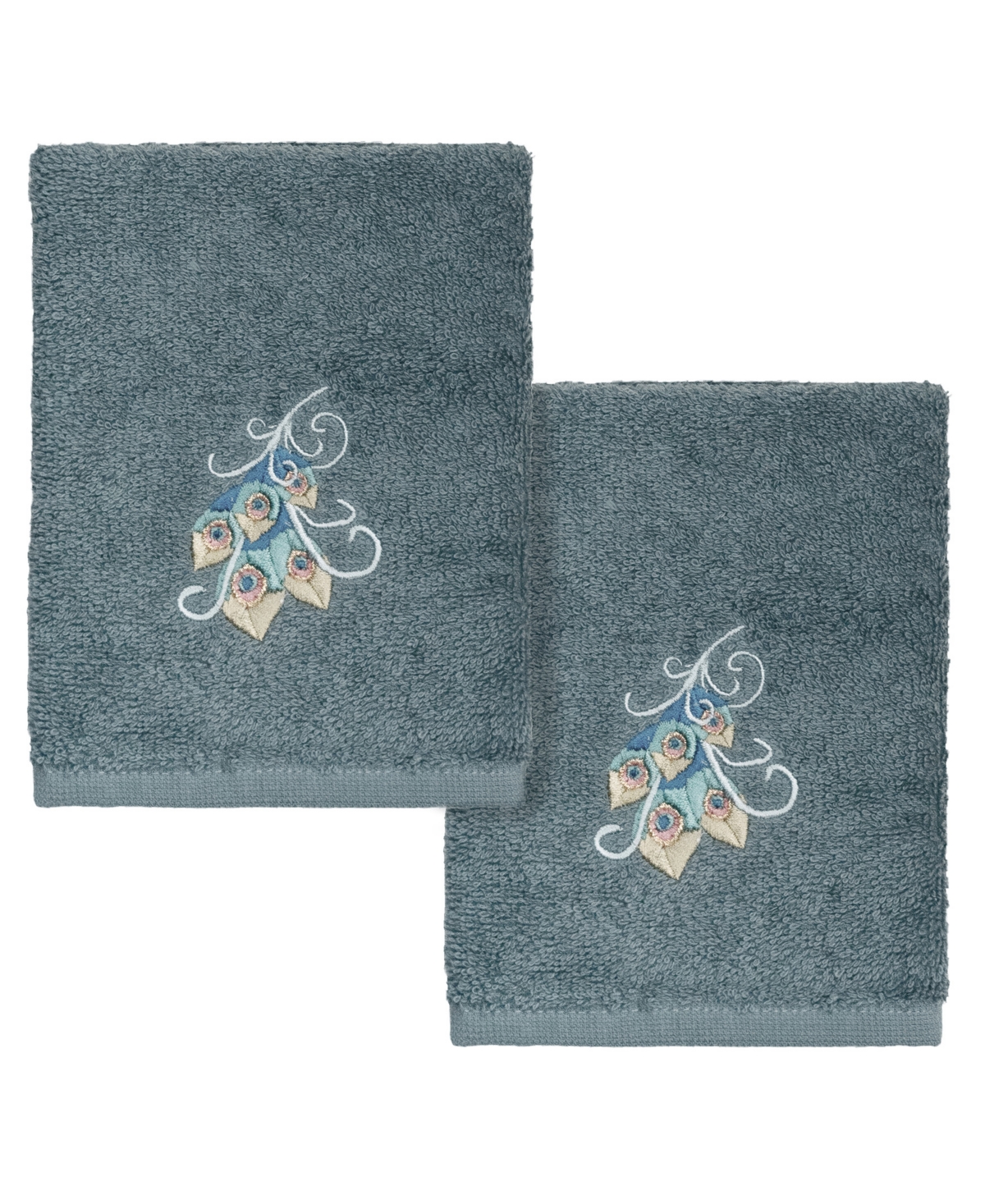 Click here for Linum Home Turkish Cotton Penelope Embellished 2-P... prices