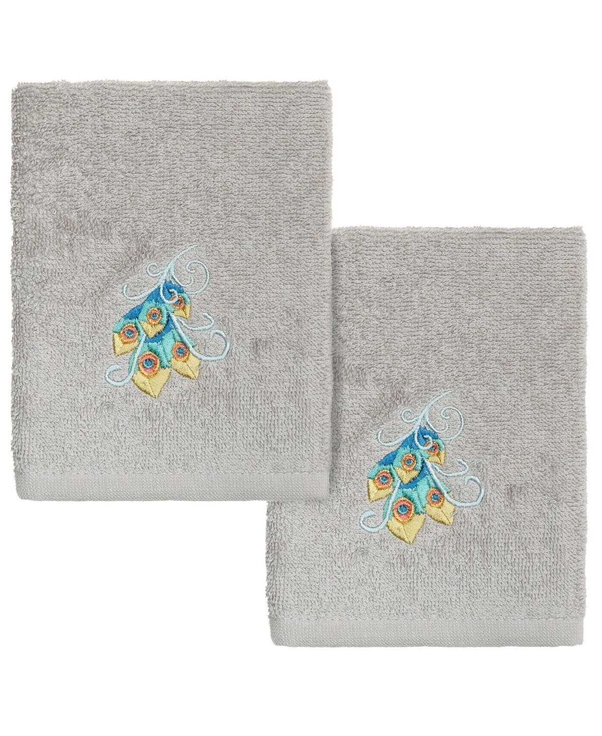 Click here for Linum Home Turkish Cotton Penelope Embellished 2-P... prices