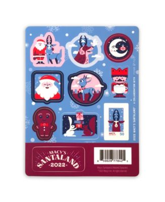 Rose & Roo 2022 Macy's Santa Land Vinyl Sticker Sheet - Macy's