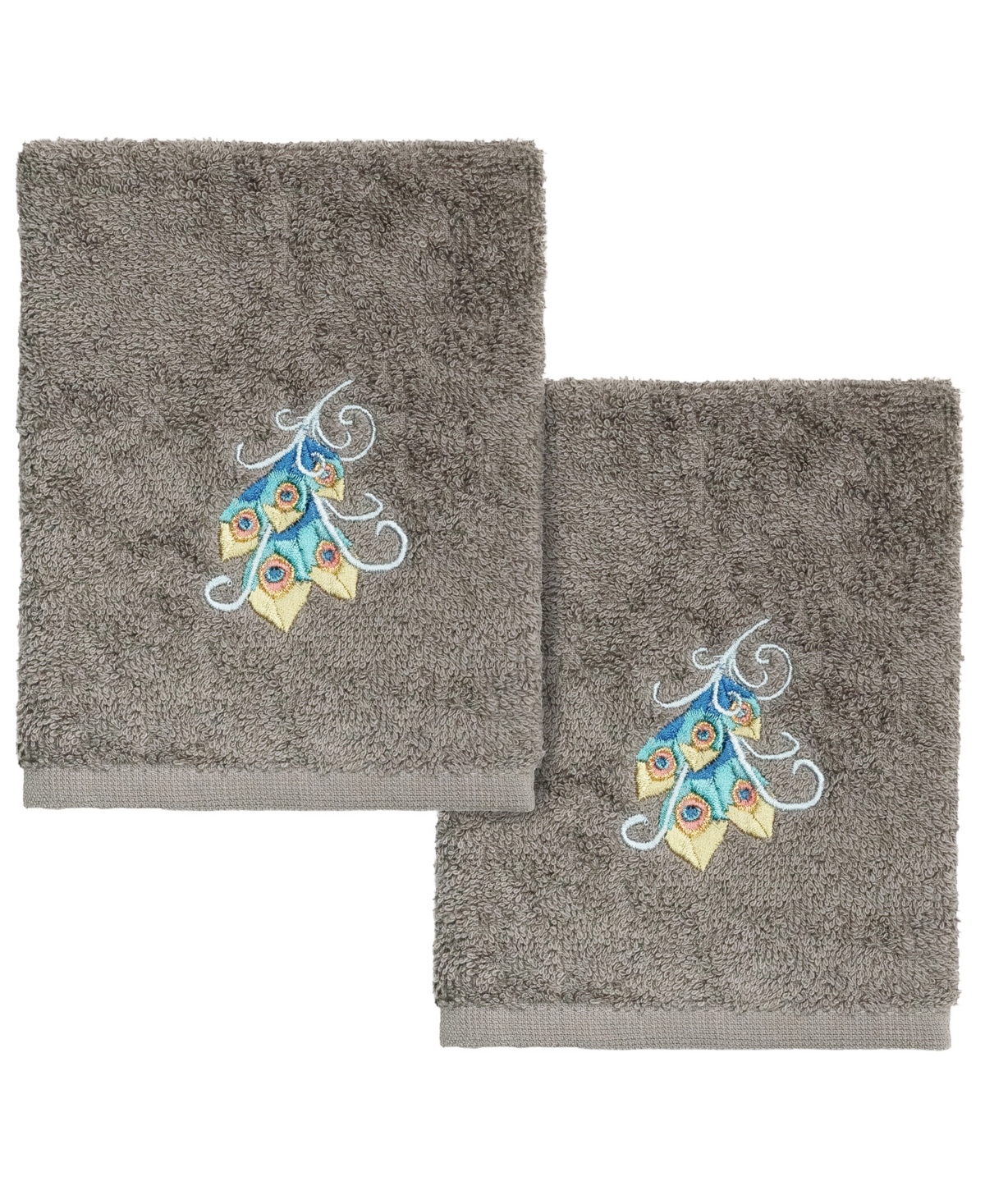 Click here for Linum Home Turkish Cotton Penelope Embellished 2-P... prices