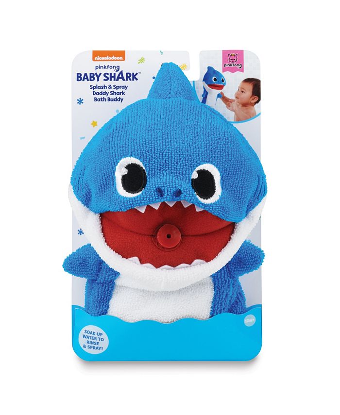 Baby Shark Macy's Pinkfong Official Splash and Spray Daddy Shark Bath Buddy by WowWee - Macy's