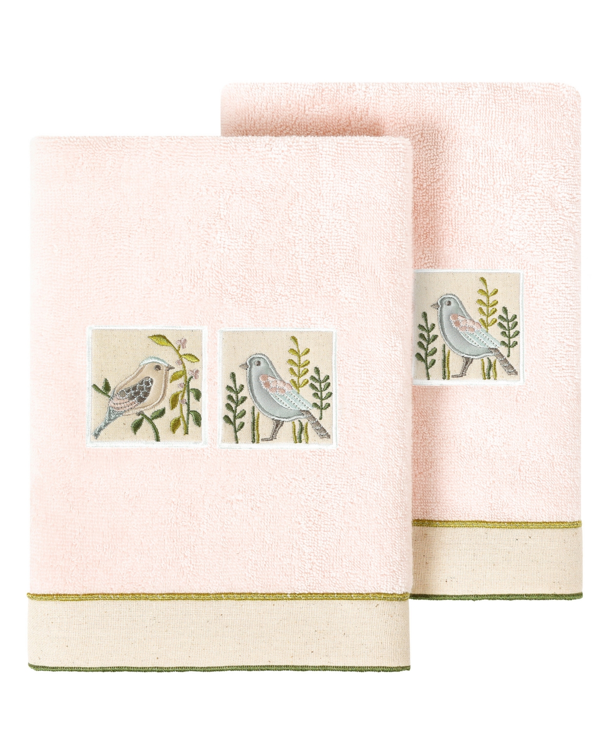 Click here for Linum Home Turkish Cotton Belinda Embellished 2-Pc... prices