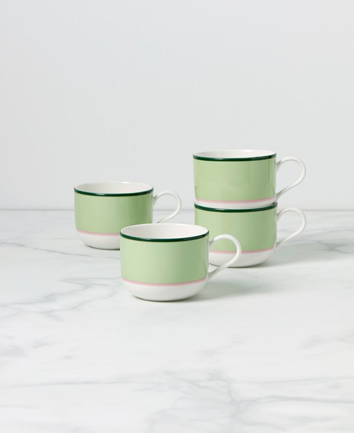 kate spade new york Make it Pop Mug, Set of 4 - Macy's