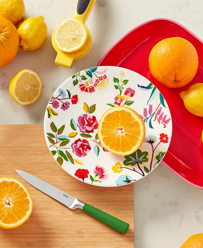 kate spade new york Garden Floral Accent Plates, Set of 4 - Macy's