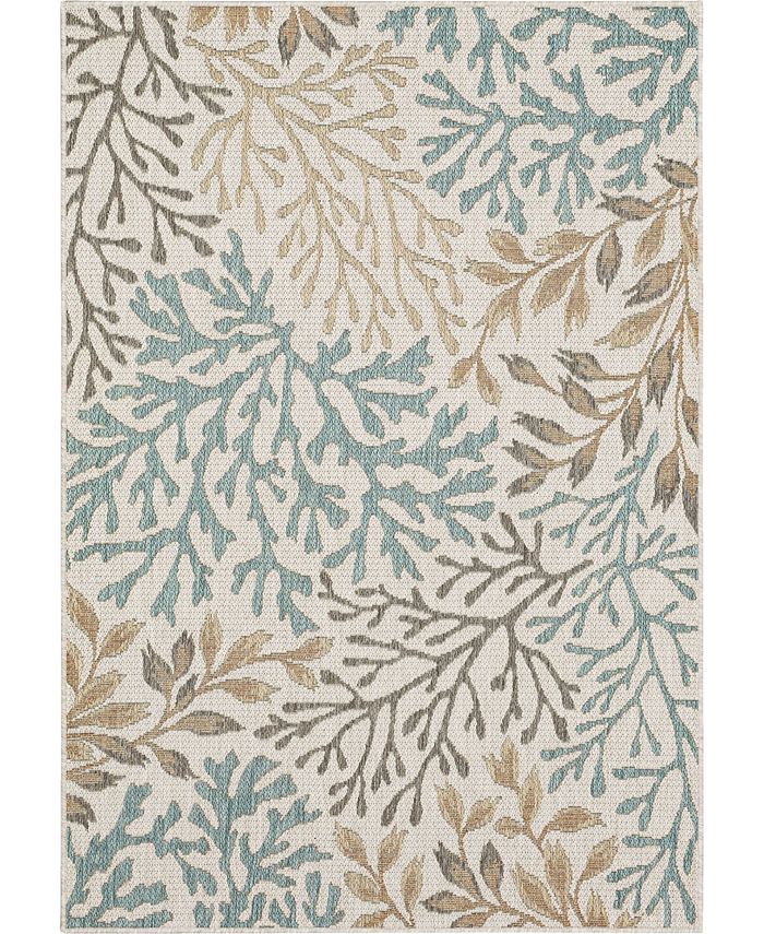 Mohawk Malibu Outdoor Coral 5'3" x 7'6" Area Rug - Macy's