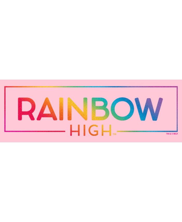 Nickelodeon Girl's Rainbow High Colorful Classic Logo Child T-Shirt ...