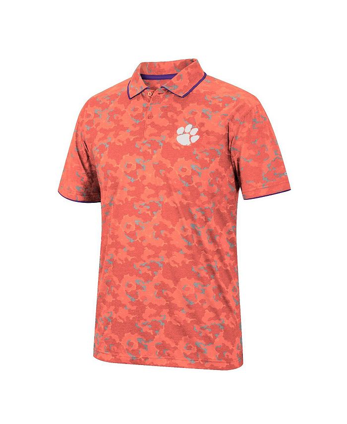 Colosseum Men's Orange Clemson Tigers Speedman Polo Shirt - Macy's