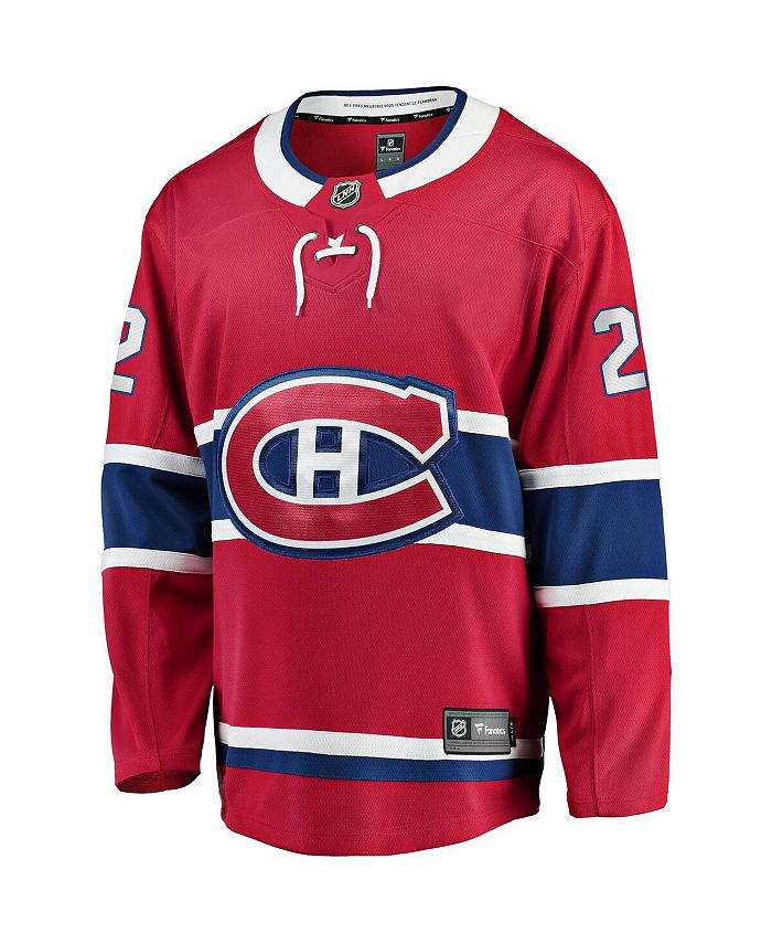 Fanatics Men's Cole Caufield Red Montreal Canadiens Home Premier ...