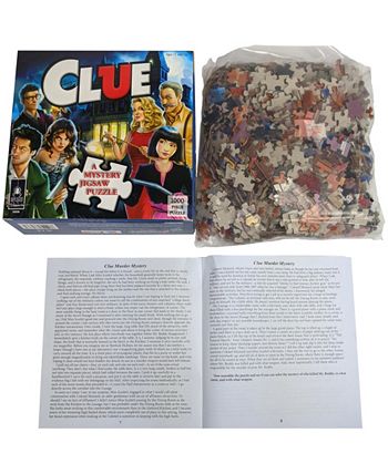 BePuzzled Clue a Mystery Jigsaw Puzzle Set, 1000 Pieces - Macy's