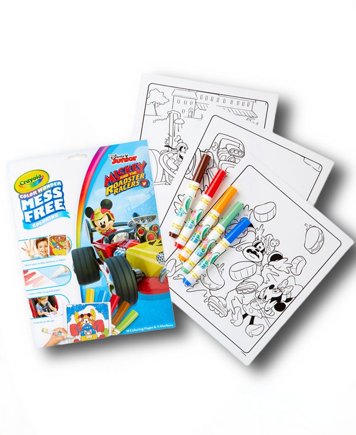 Crayola Color Wonder Mickey Mouse Clubhouse Mess Free Coloring Pages ...