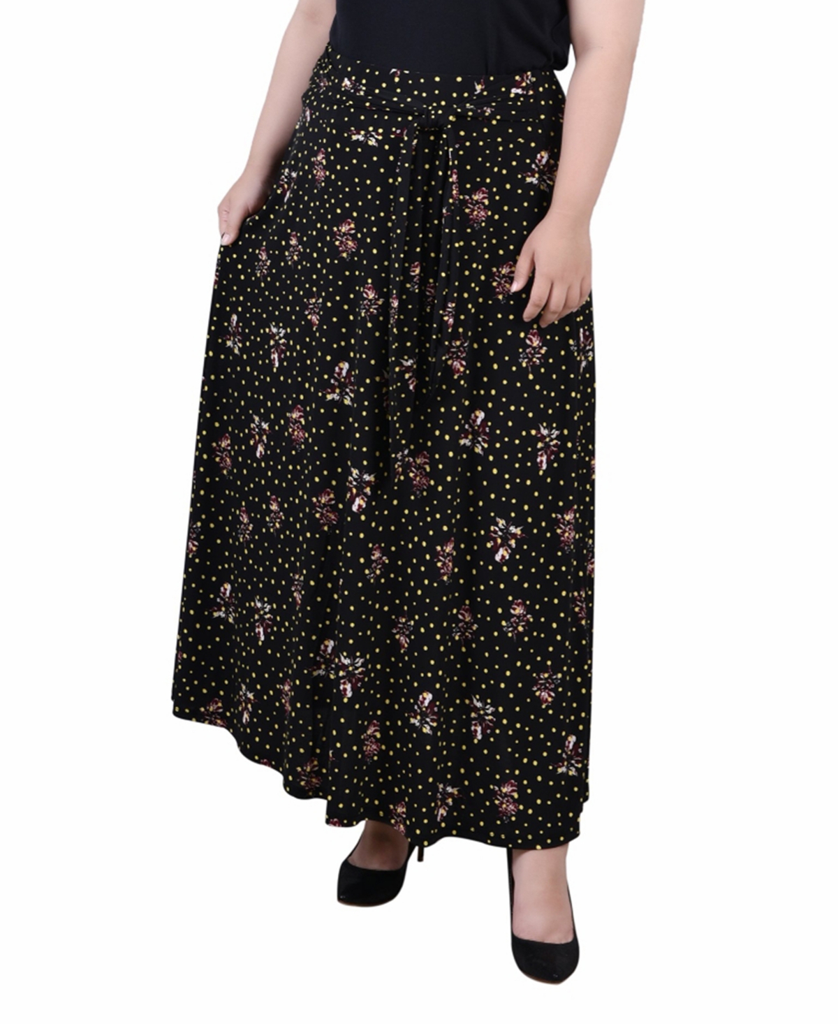 Click here for Ny Collection Plus Size Maxi with Sash Waist Tie S... prices