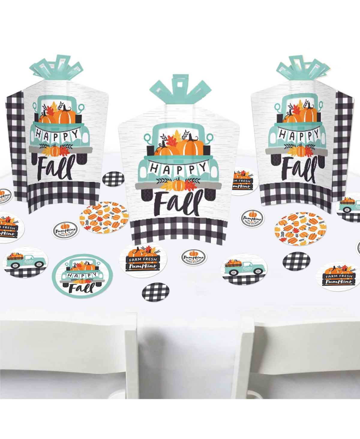 Big Dot Of Happiness Happy Fall Truck Party Decor & Confetti - Terrific ...
