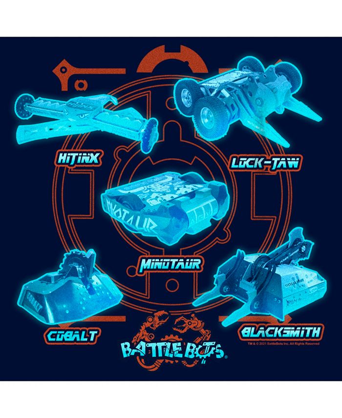 Battlebots Boy's Blue Neon Robots Child T-Shirt - Macy's