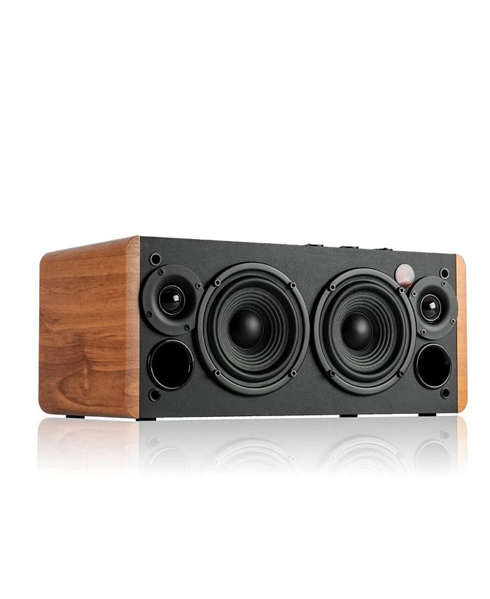 Edifier D12 Tabletop Desktop Stereo Bluetooth Speaker- Wood - Macy's