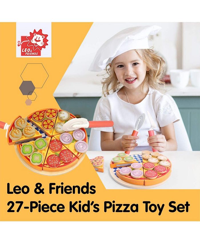 Leo & Friends 27-Piece Kid's Pizza Toy Set - Macy's