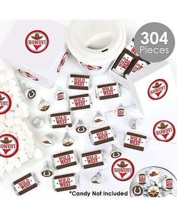 Big Dot of Happiness Western Hoedown - Wild West Cowboy Party Candy ...