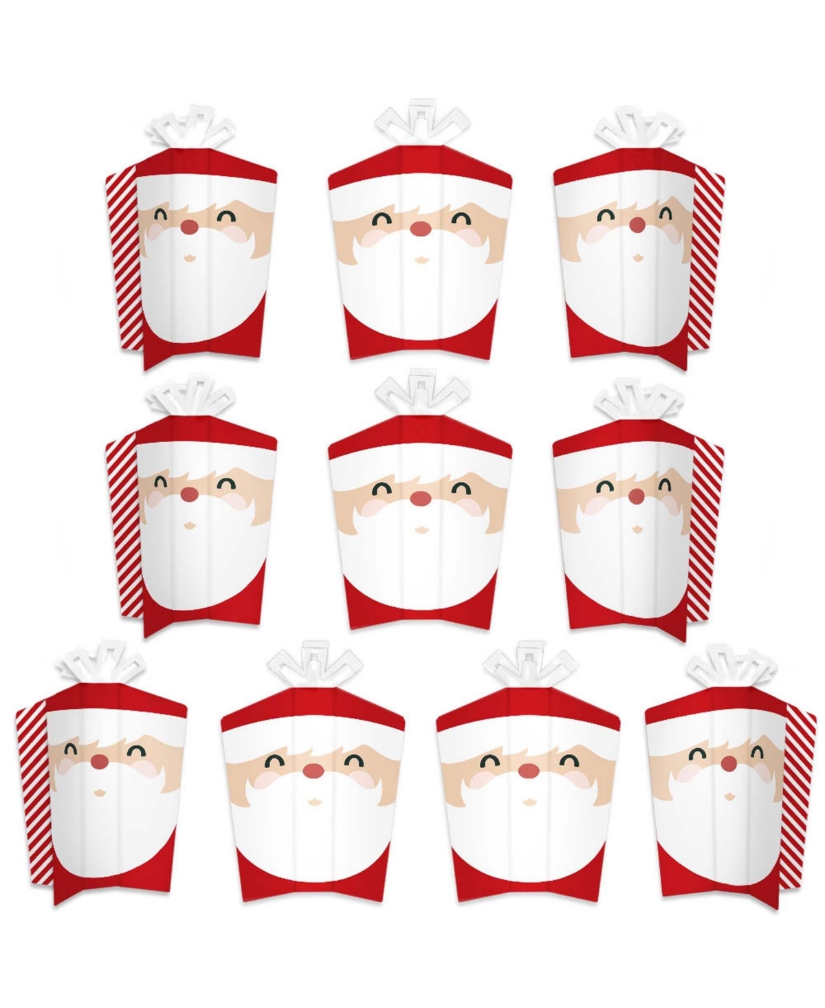 Big Dot Of Happiness Jolly Santa Claus - Table Decor Christmas Party ...
